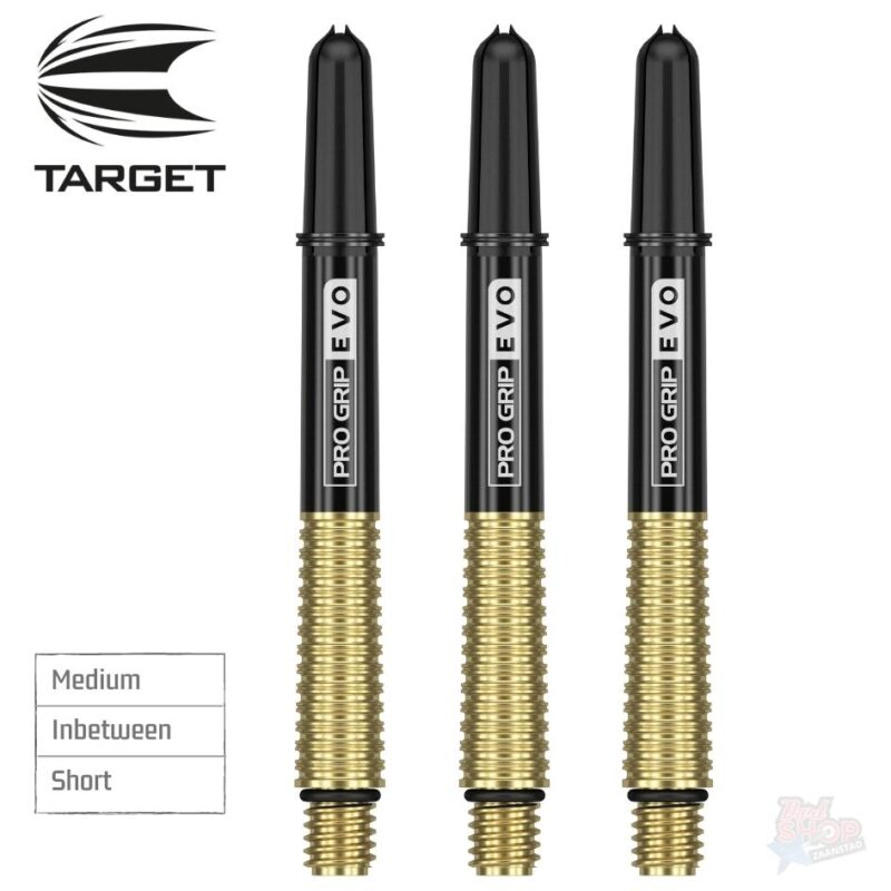 Target Evo Pro Grip Shaft Gold - Dartshop Zaanstad